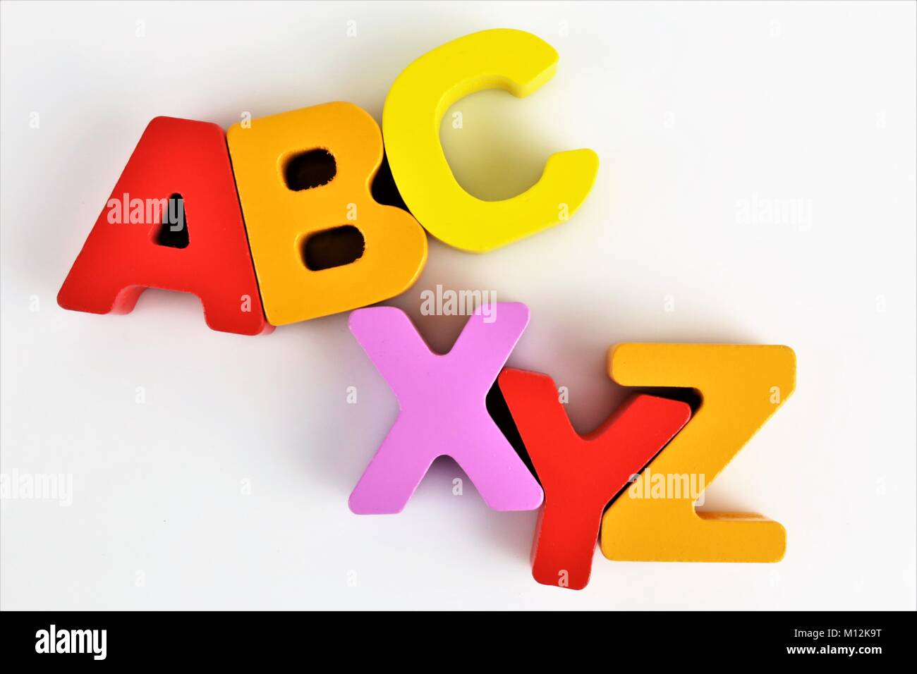 An concept Image of some desk Utensils with copy space Stock Photo - Alamy