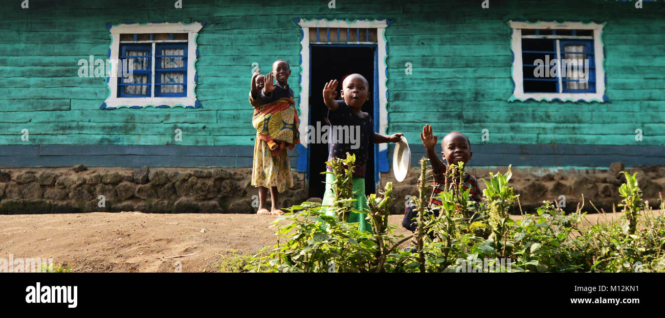 Congolese children in eastern Congo Stock Photo - Alamy