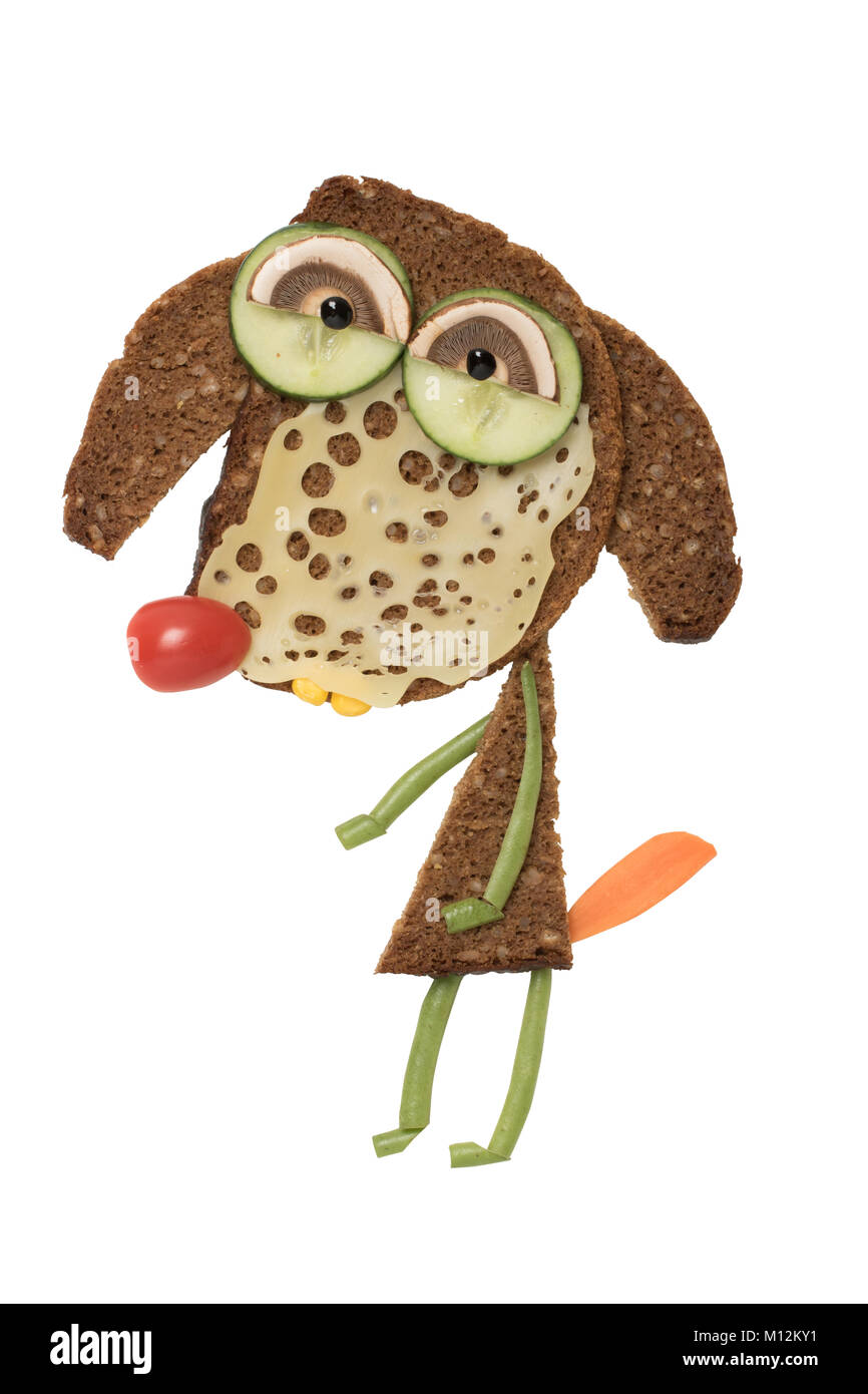 Funny dog made bread cheese hi-res stock photography and images - Alamy