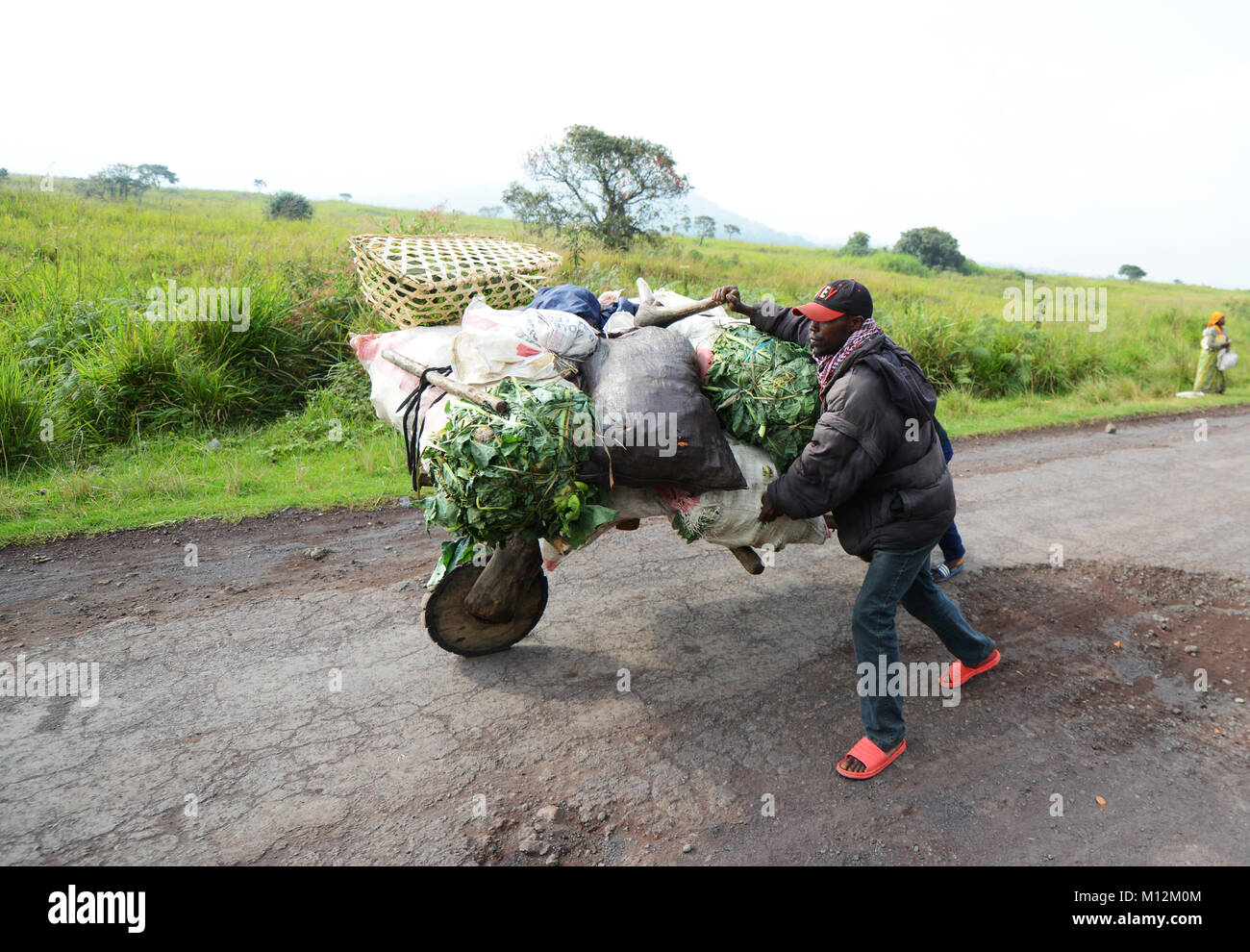 Chukudu is a traditional wooden bike used for transporting goods in ...