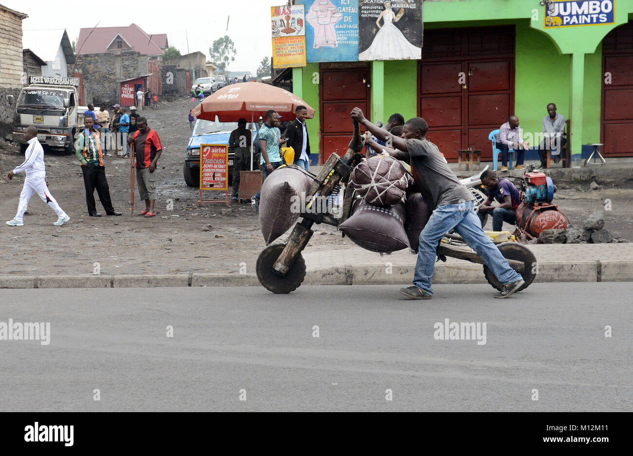 Chukudu congo hi-res stock photography and images - Alamy