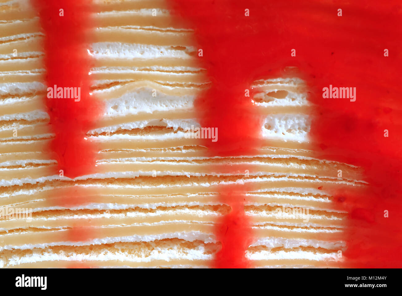 Layer cake texture close up hi-res stock photography and images - Alamy
