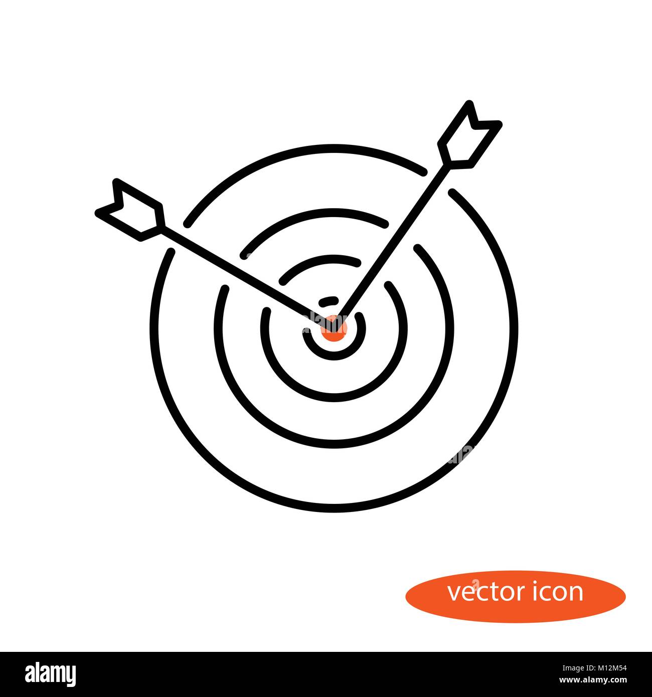 Arrow sticking out Stock Vector Images - Alamy