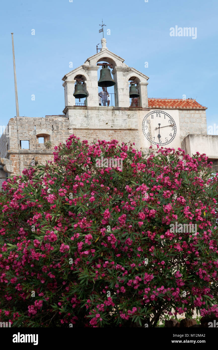 Church in Vrboska on Hvar Island, Croatia Stock Photo - Alamy