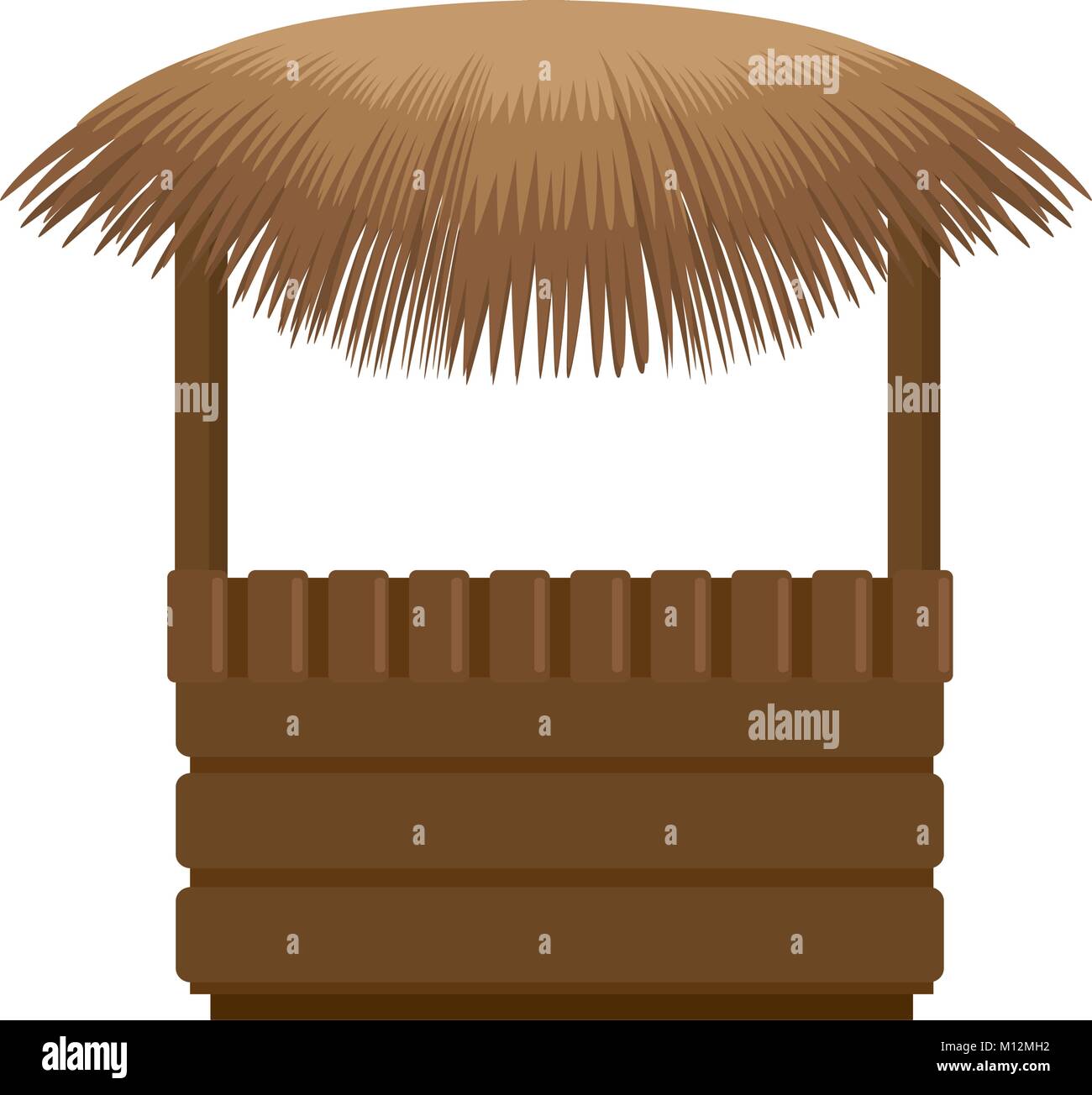 Straw cottage Stock Vector Images - Alamy