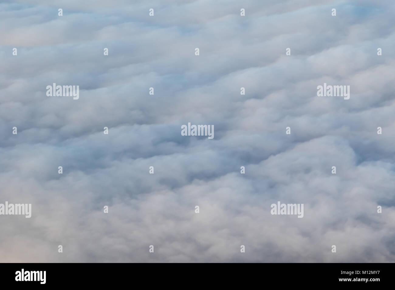 Cloud rows as seen from above Stock Photo - Alamy