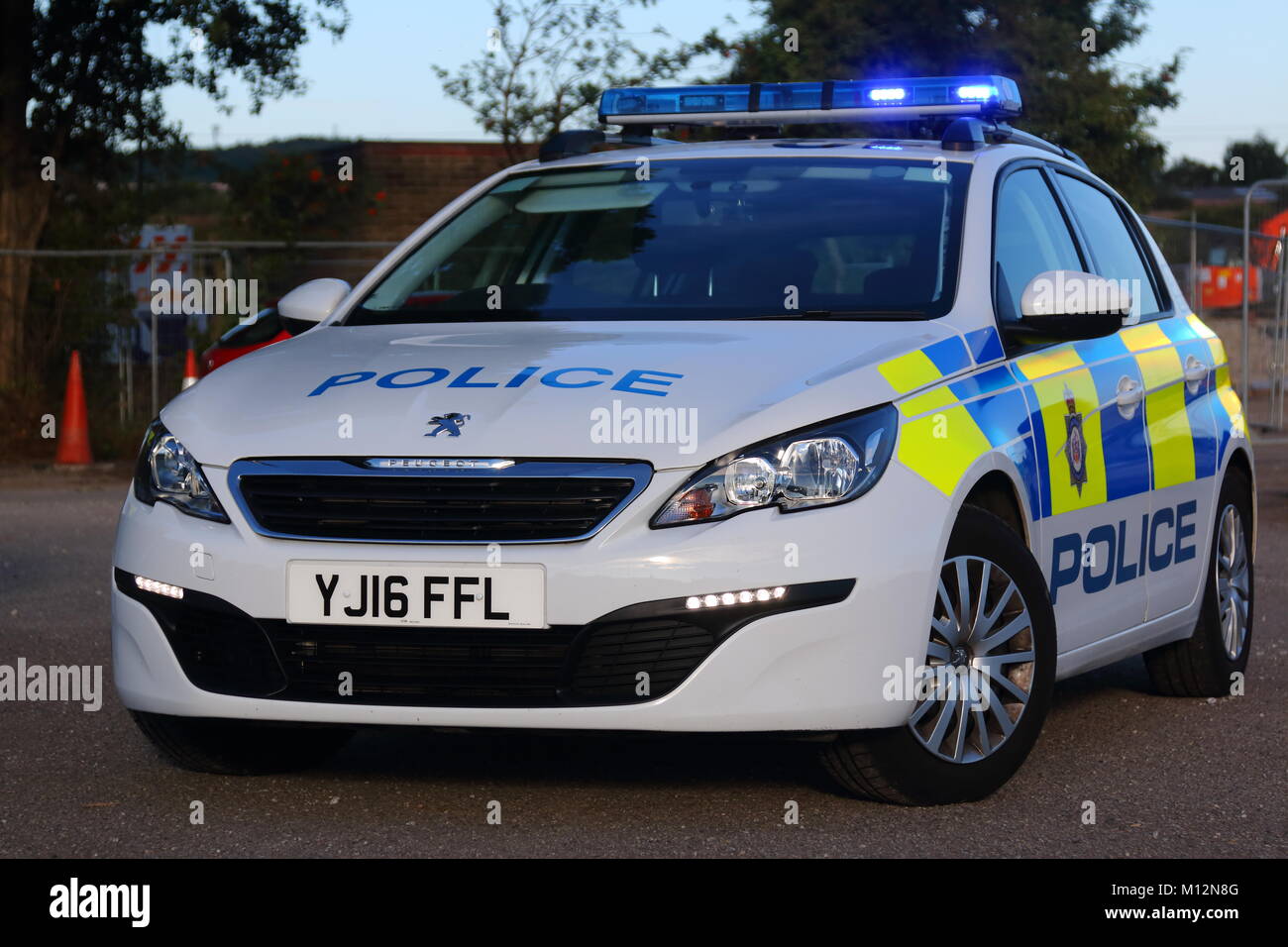 Police car uk hi-res stock photography and images - Alamy