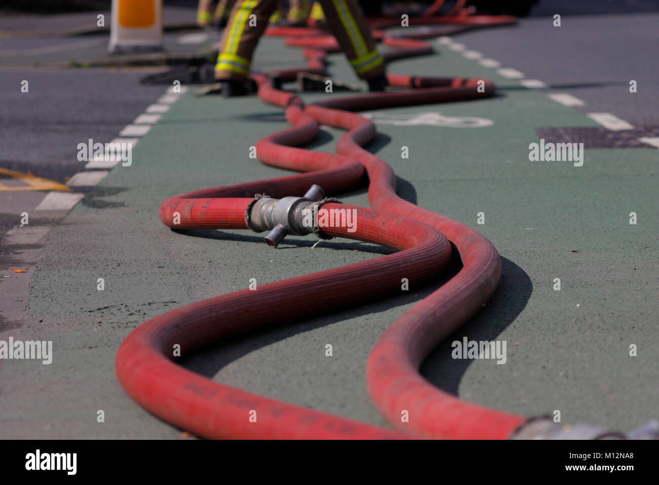 Firemans hose hi-res stock photography and images - Alamy