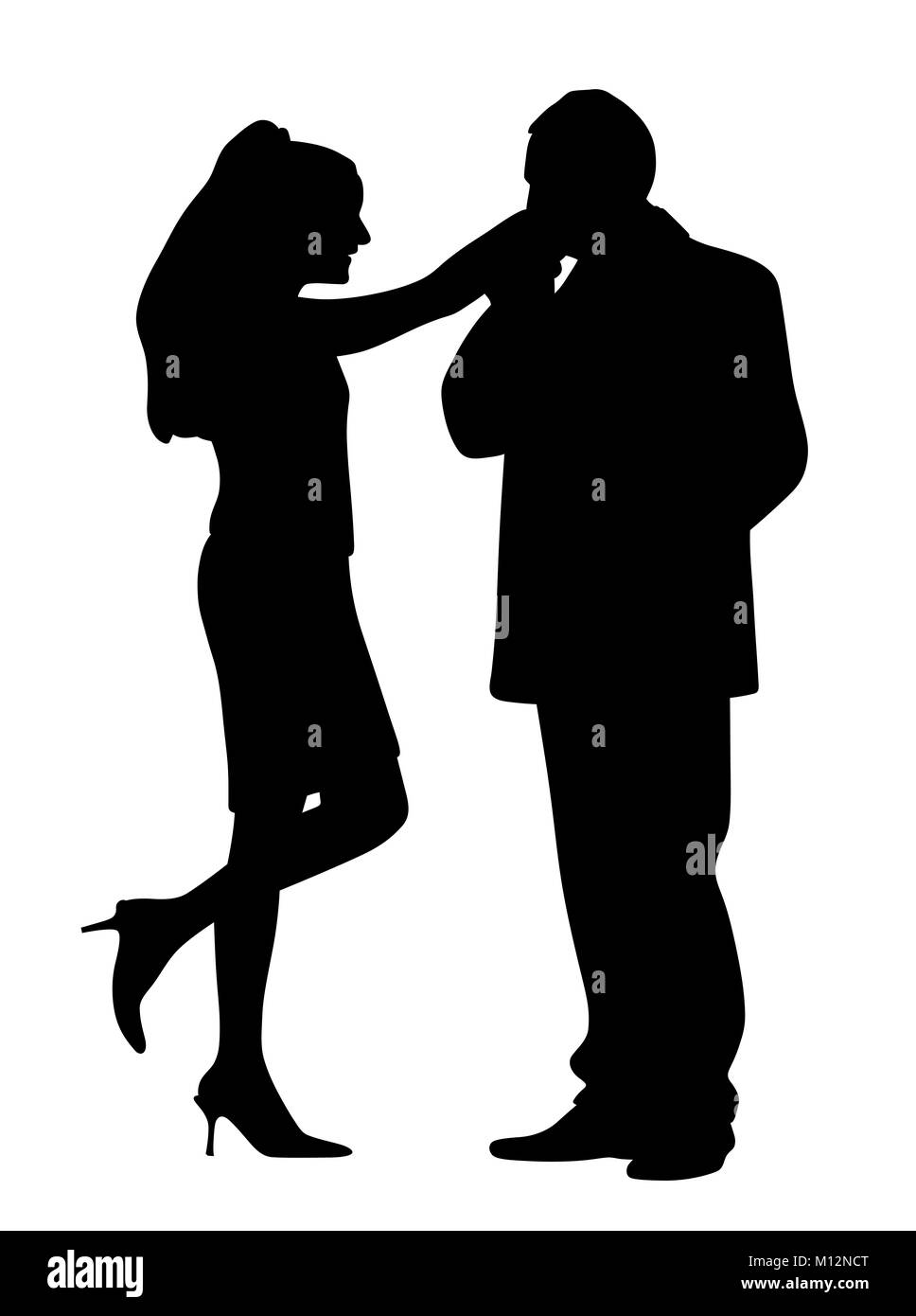 Man kissing woman hand retro hi-res stock photography and images - Alamy