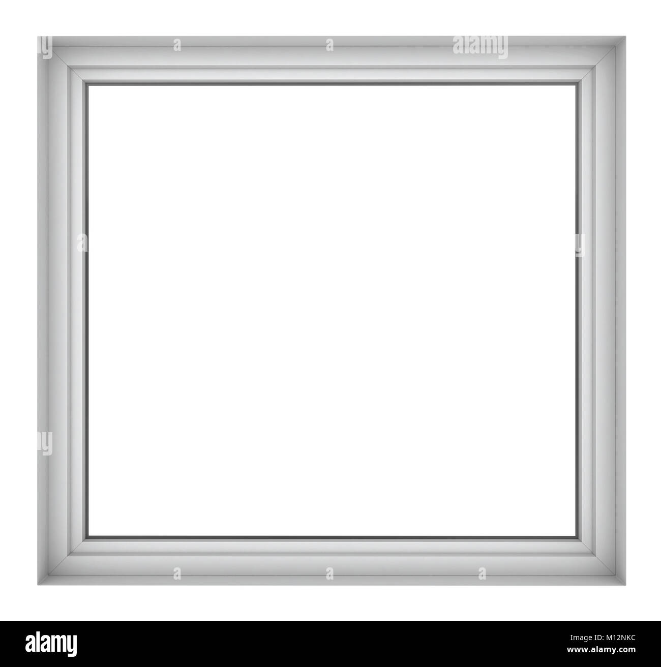 3d render of plastic window frame isolated on white background Stock ...