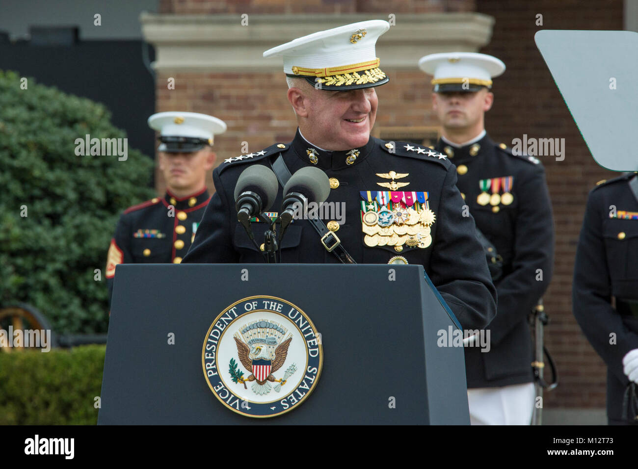 The Assistant Commandant of the Marine Corps, Gen. Glenn M. Walters ...