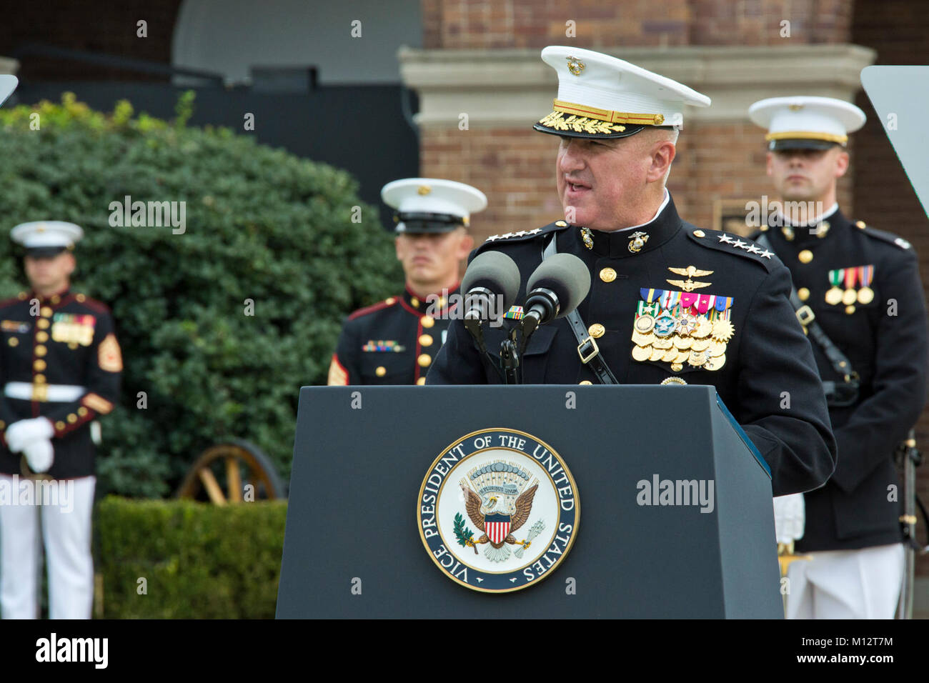 The Assistant Commandant of the Marine Corps, Gen. Glenn M. Walters ...