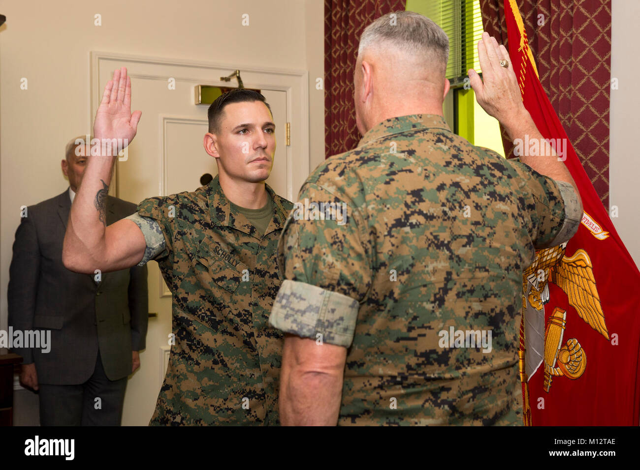 The Assistant Commandant of the Marine Corps Gen. Glenn M. Walters ...