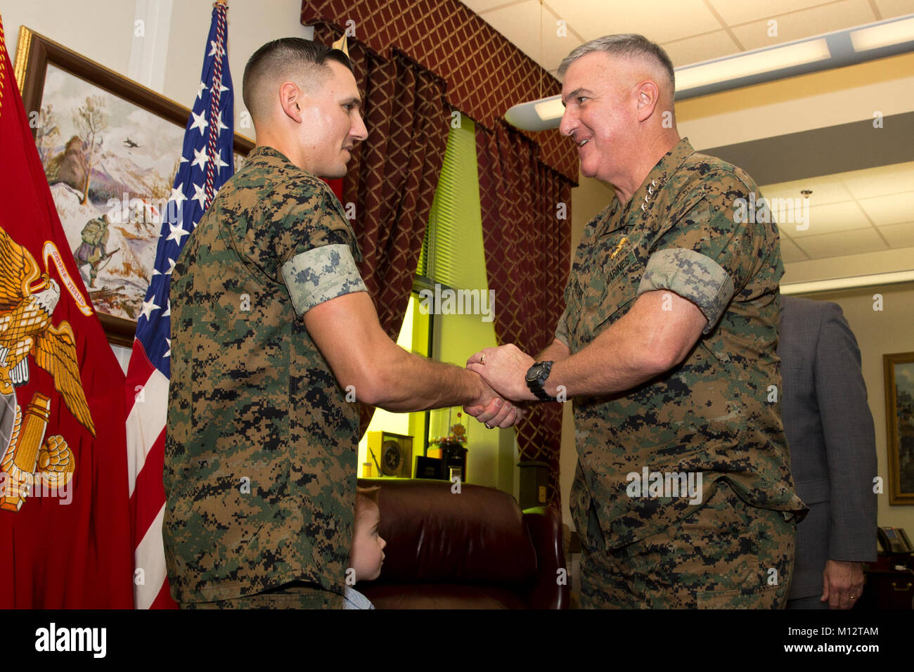 The Assistant Commandant of the Marine Corps Gen. Glenn M. Walters ...