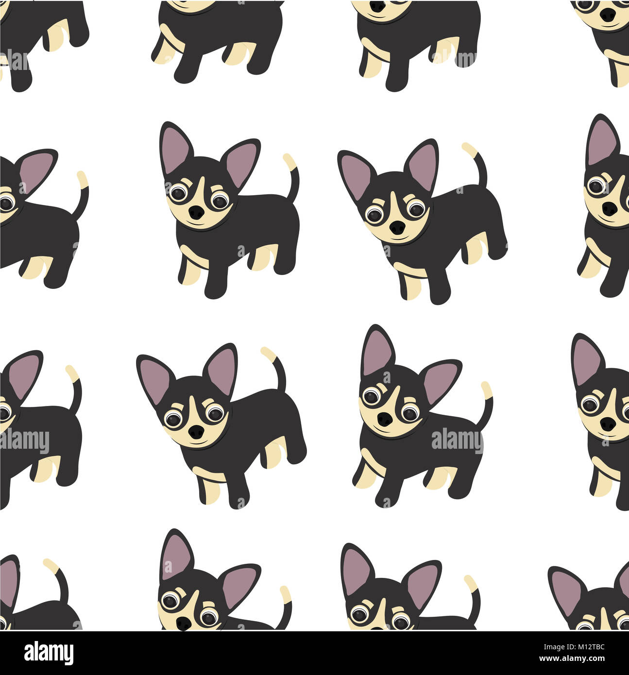 Chihuahua dog vector Stock Photo - Alamy