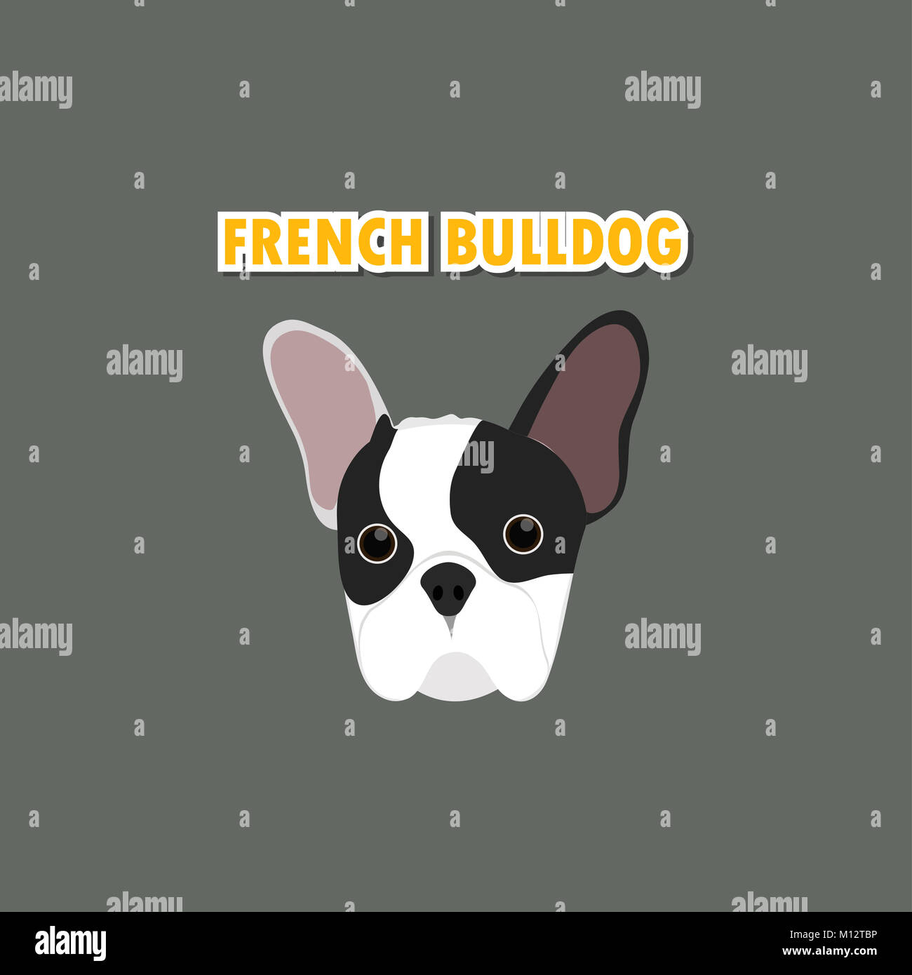 Frenchie Vector High Resolution Stock Photography and Images - Alamy