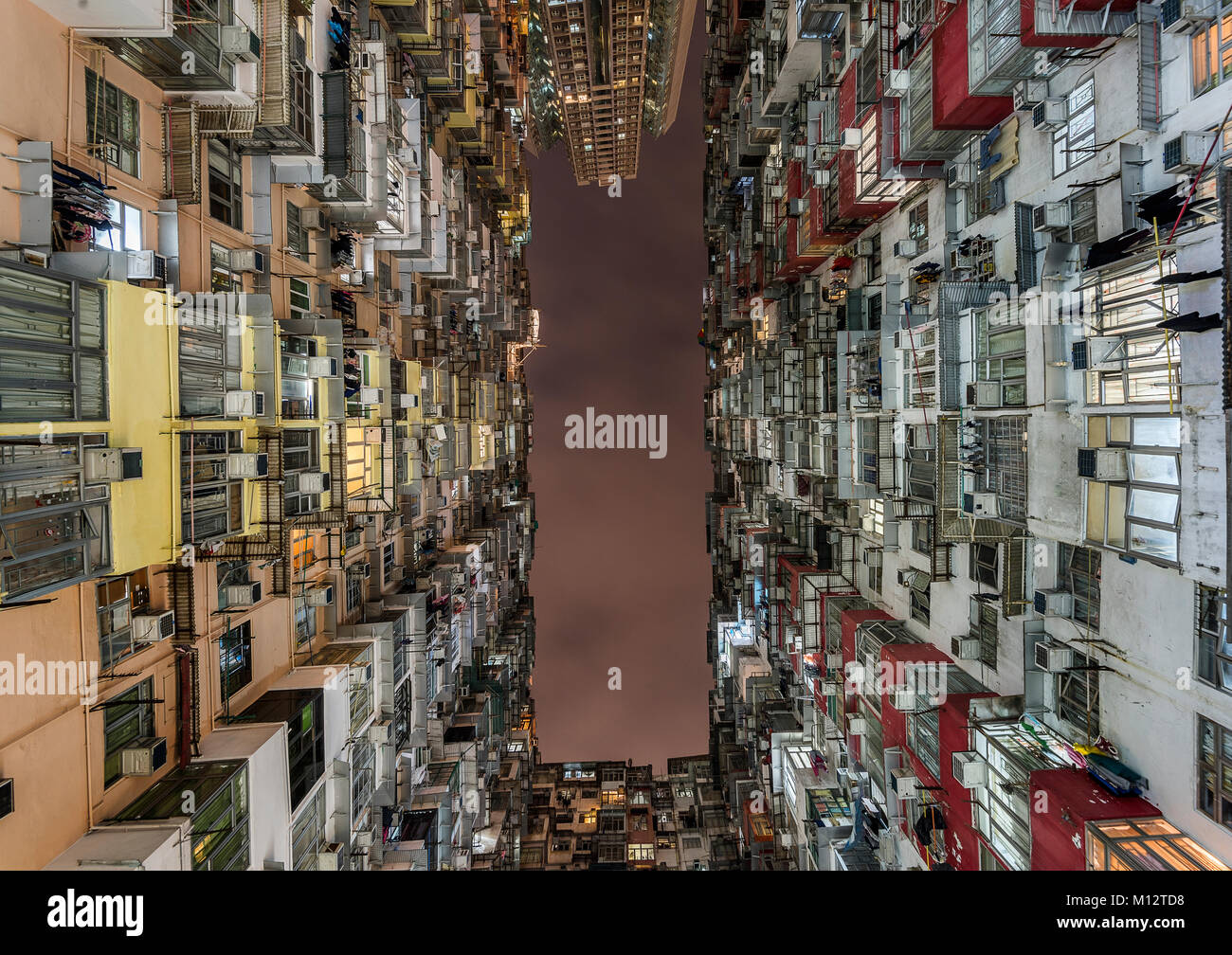 Yick Fat Building otherwise called Concrete jungle located in downtown ...