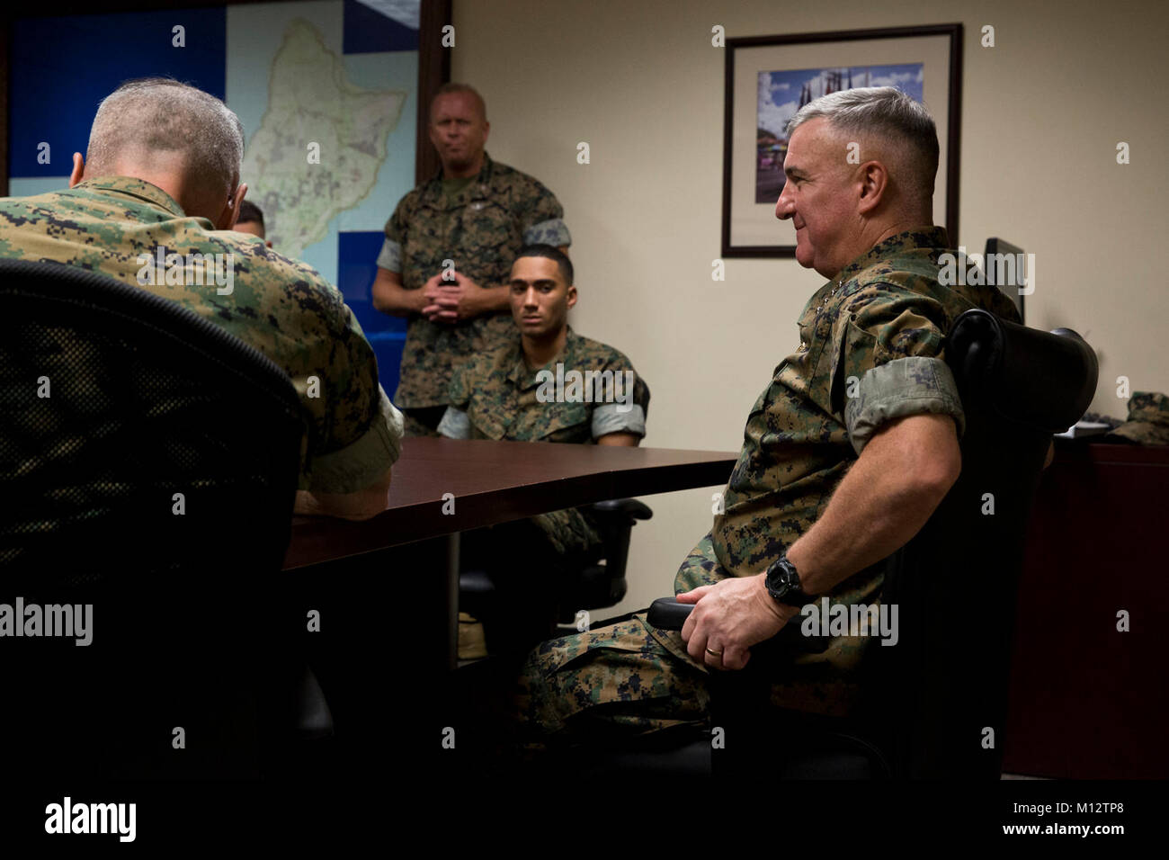 The Assistant Commandant of the Marine Corps Gen. Glenn M. Walters ...