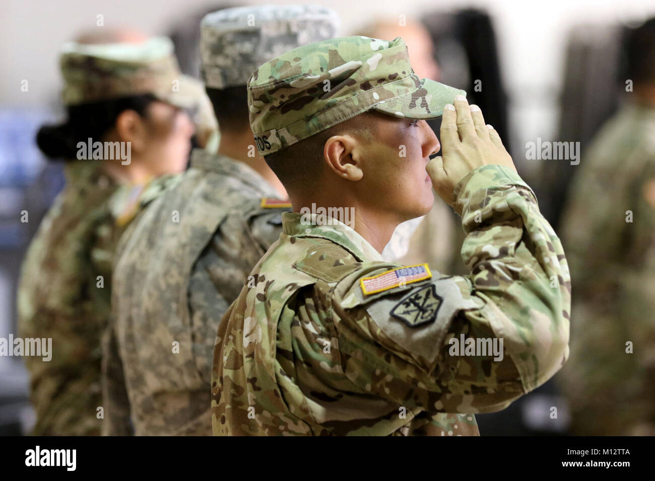Solders of the Detachment 3, Company C, 2nd Battalion, 641st Aviation ...