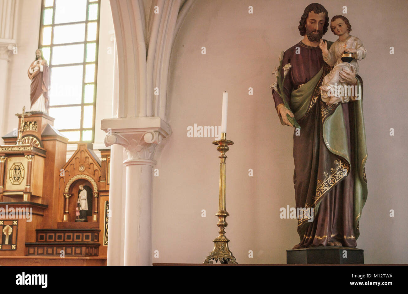 Japanese church interior hi-res stock photography and images - Alamy