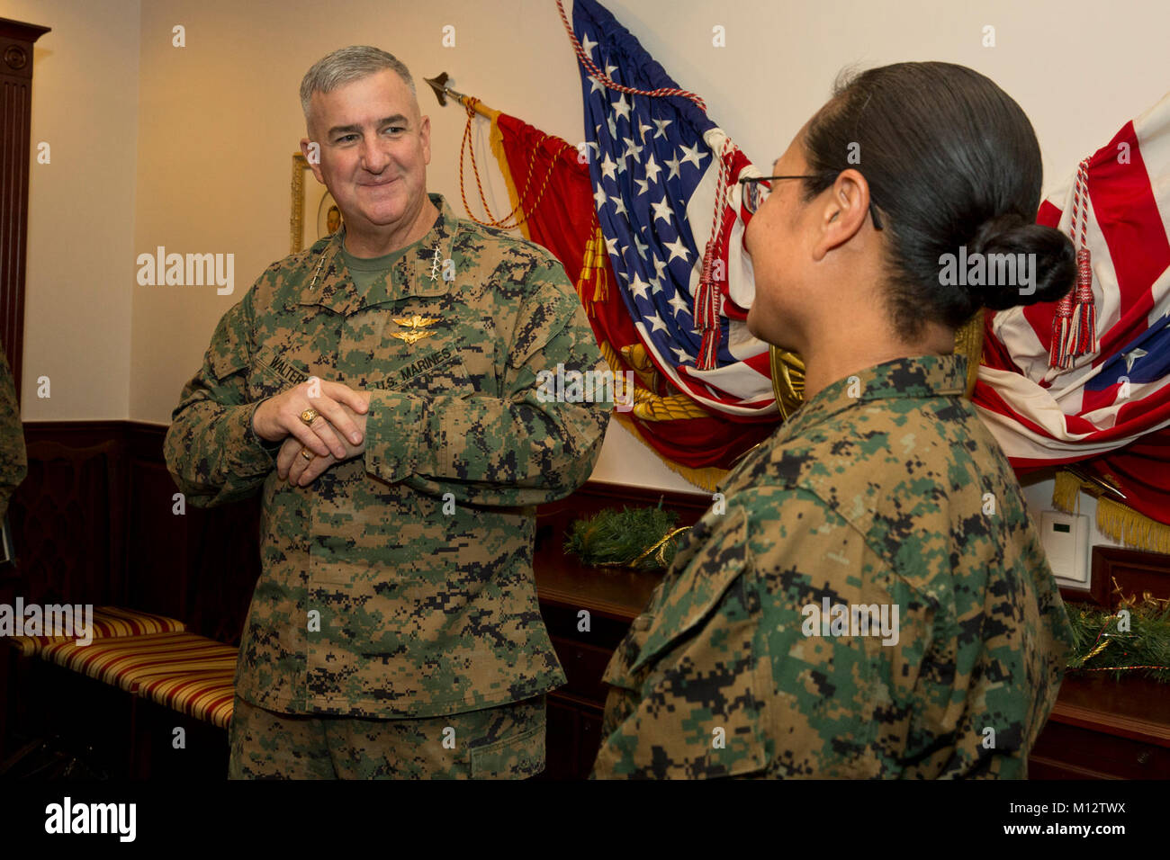The Assistant Commandant of the Marine Corps Gen. Glenn M. Walters ...