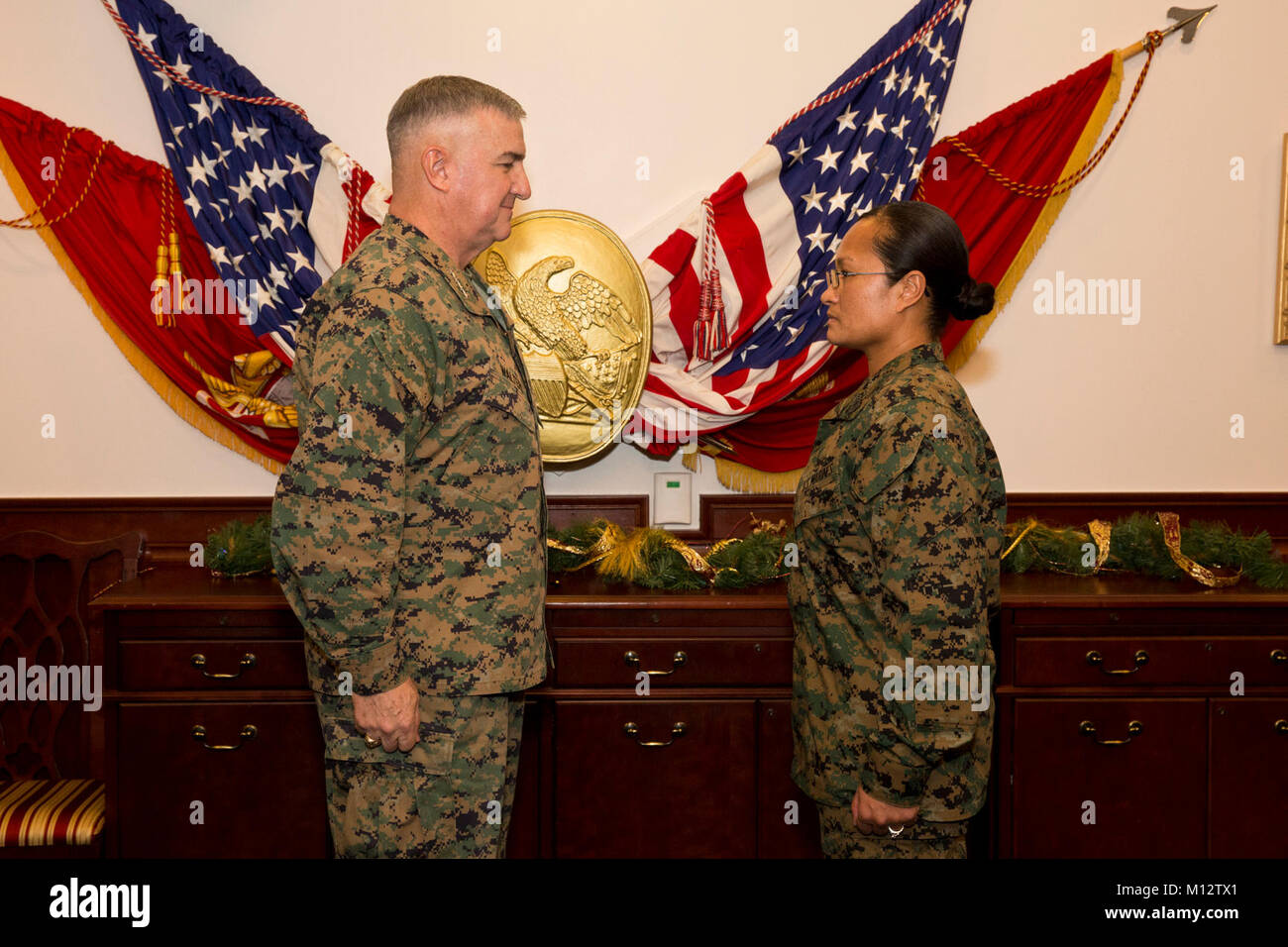 The Assistant Commandant of the Marine Corps Gen. Glenn M. Walters ...