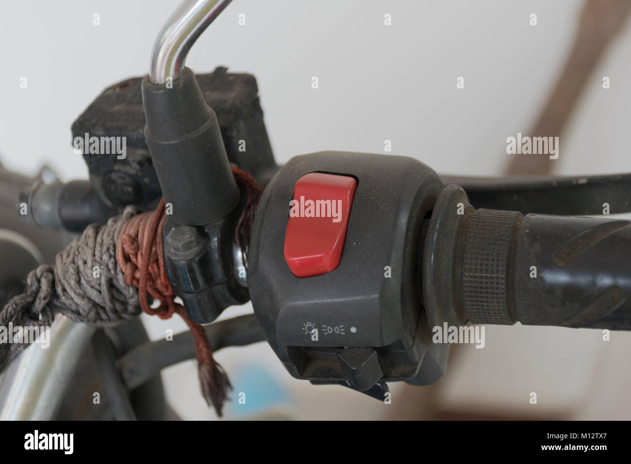 Closeup of engine kill switch Stock Photo - Alamy