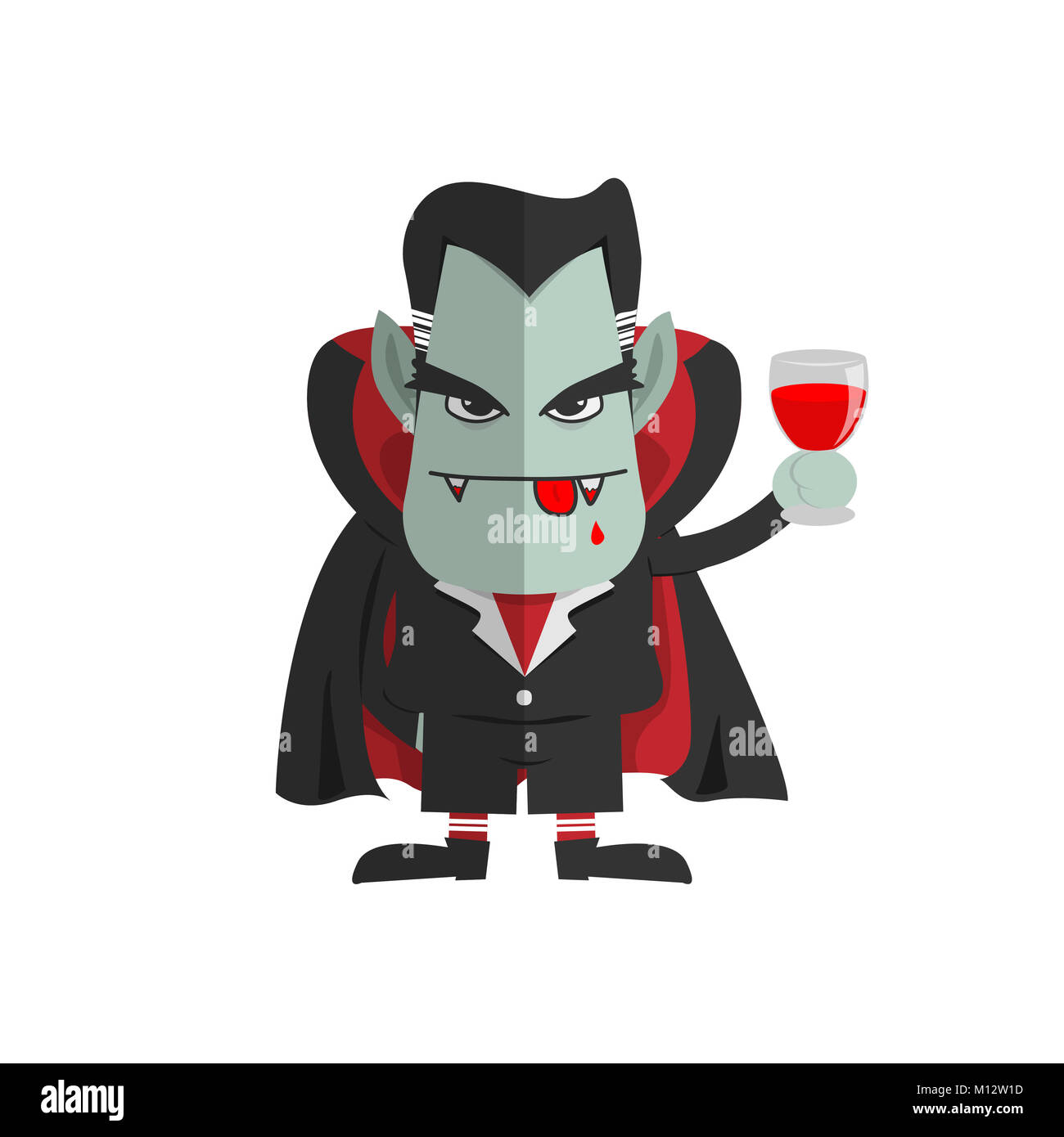 Dracula vampire character ,cartoon vector Stock Photo - Alamy