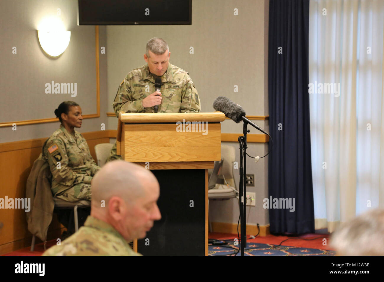 Lt. Col. Robert Kellam, commander of the 1st Battalion, 291st Brigade ...