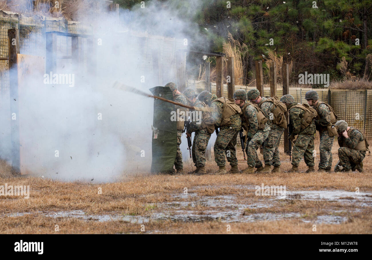 U.S. Marines with 3rd Battalion, 8th Marine Regiment, (3/8) 2d Marine ...