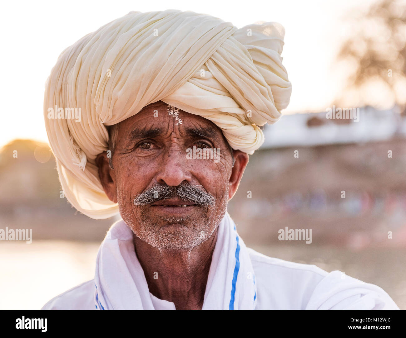 Portrait of Men wearing turbine in his head, India Stock Photo - Alamy