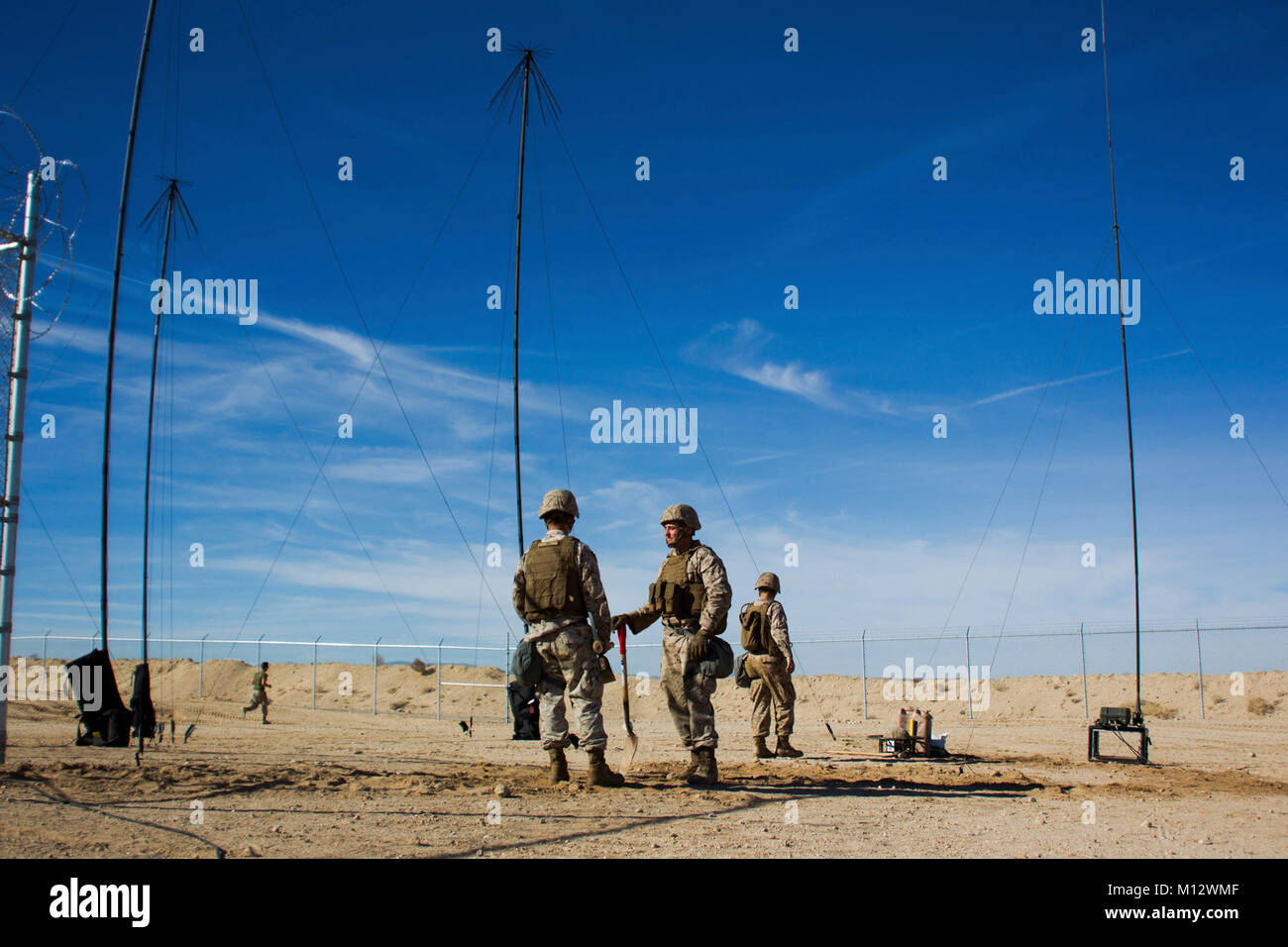 Marine wing communication squadron 38 hi-res stock photography and ...