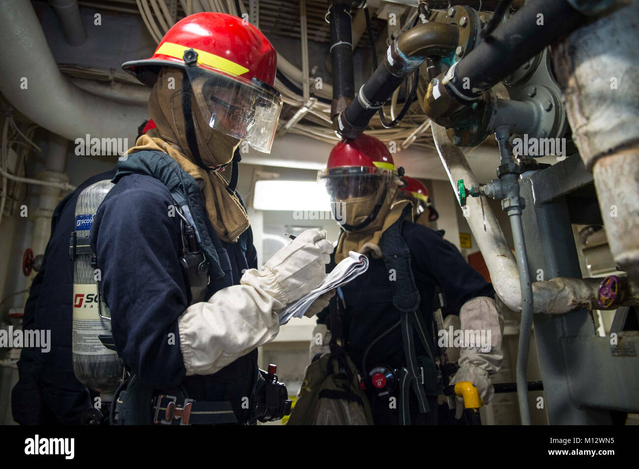 SASEBO, Japan (Jan. 17, 2018) Hull Maintenance Technician Fireman ...