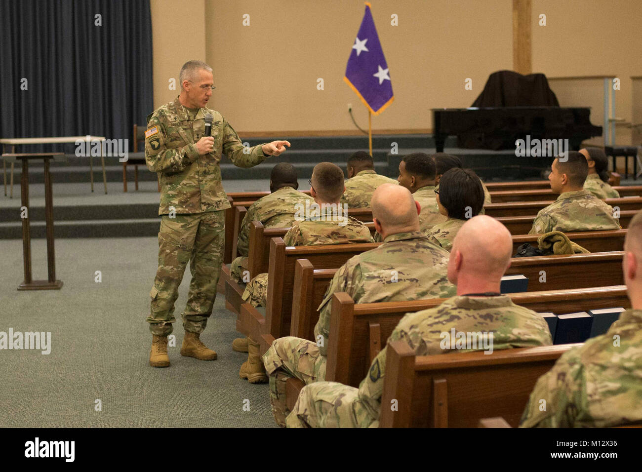 Chaplain (Maj. Gen.) Paul K. Hurley, Chief of Army Chaplain Corps, asks ...