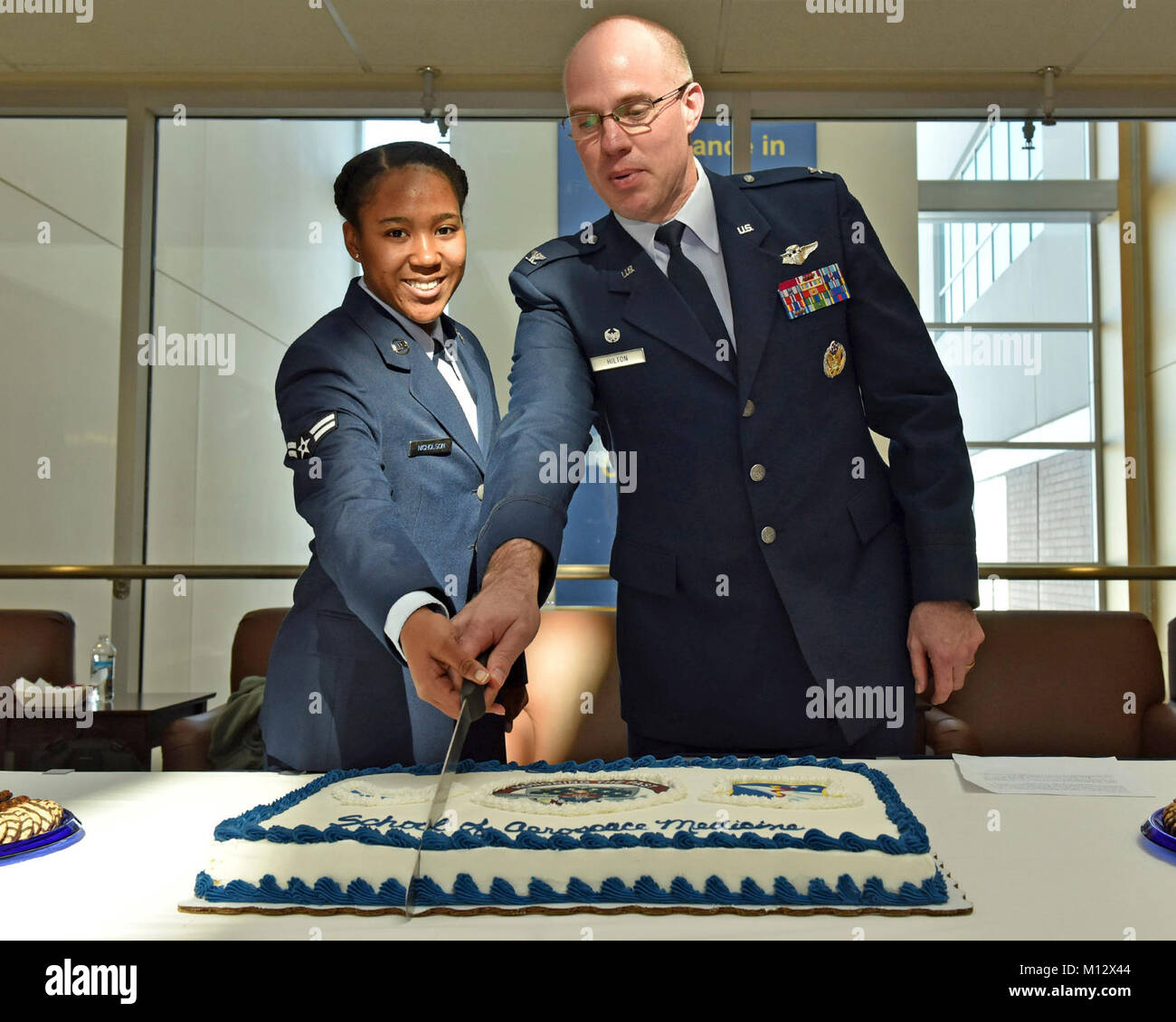 U.S. Air Force Col. Alden Hilton, commander of Air Force School of ...