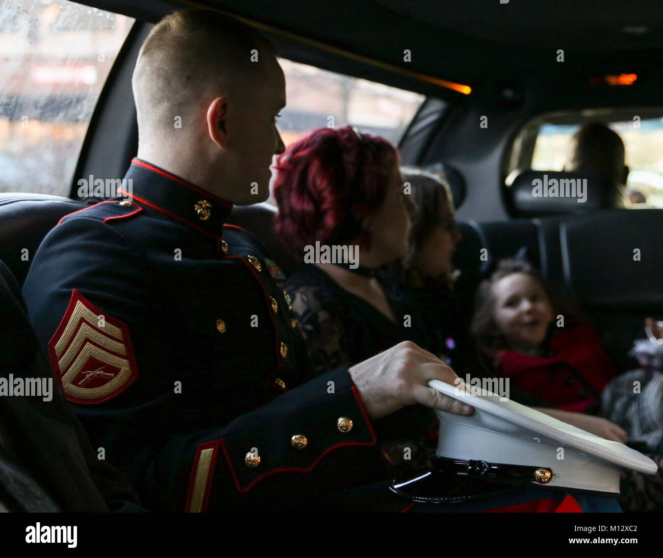 U.S. Marine Staff Sgt. Brian D. Raney, the station commander for ...