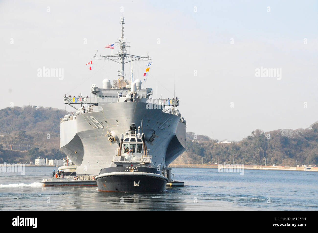 YOKOSUKA, Japan (Jan. 21, 2018) The U.S. 7th Fleet flagship USS Blue ...