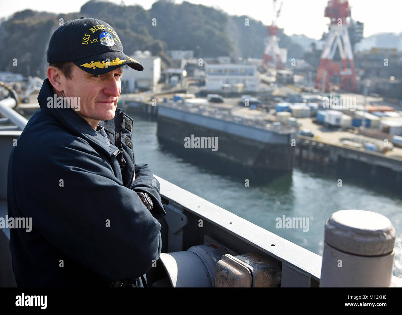 YOKOSUKA, Japan (Jan. 21, 2018) Captain Brett Crozier, Commanding ...