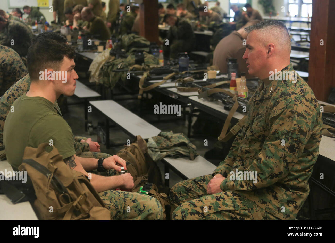Col William E Sousa Right Commanding Officer Of 25th Marine