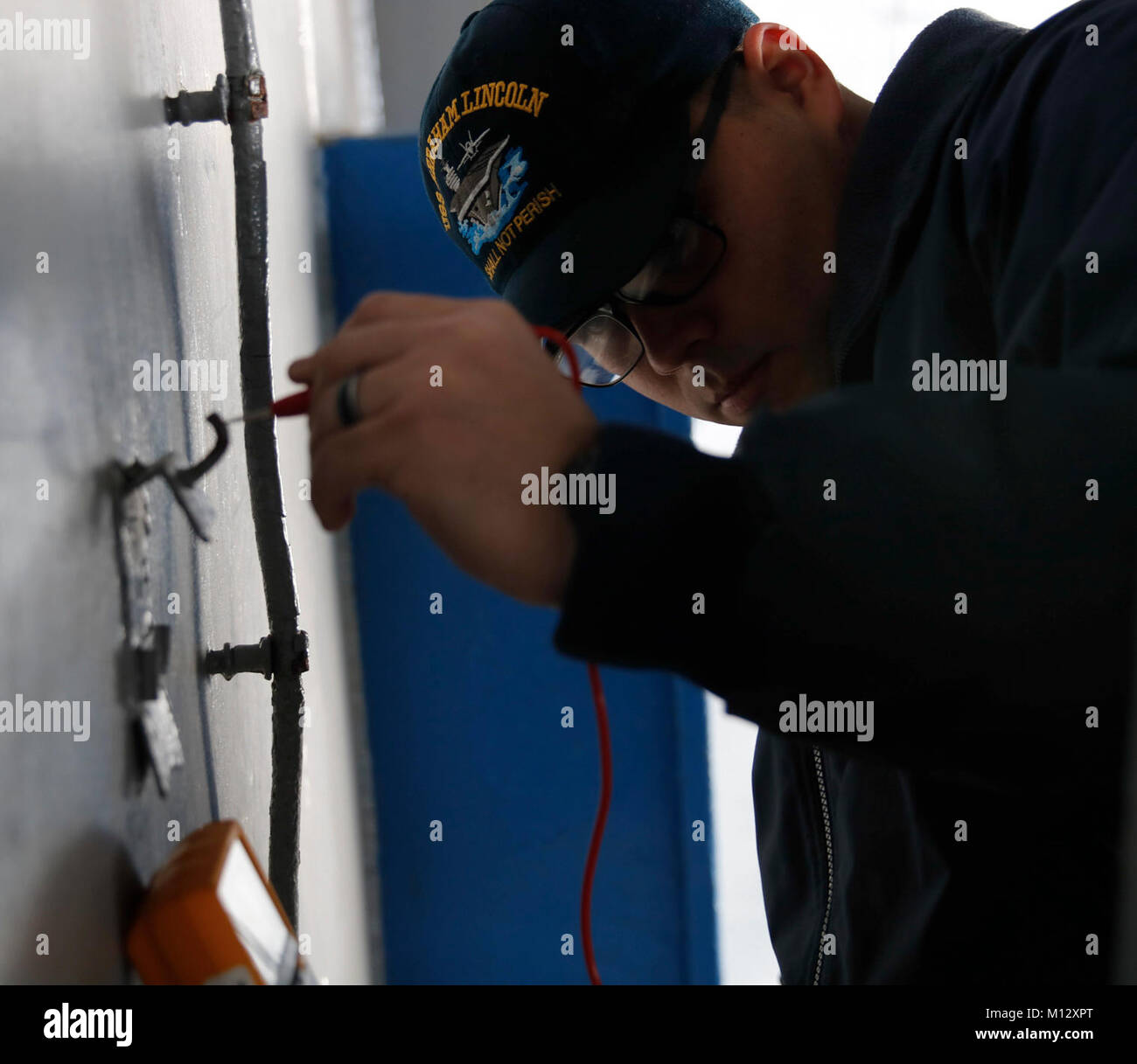 Interior Communications Electrician High Resolution Stock Photography ...