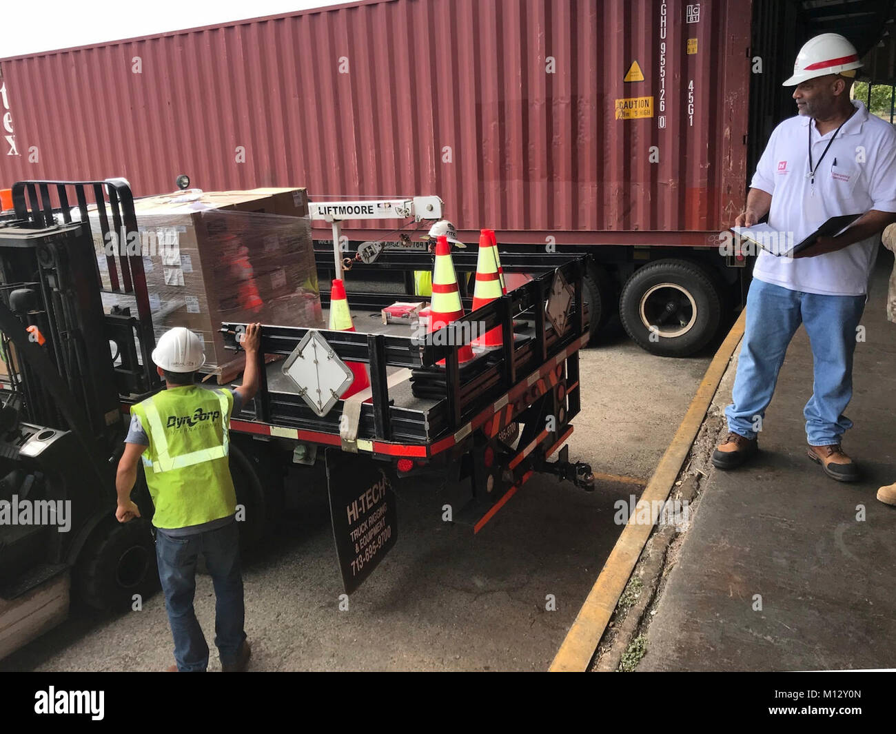 PONCE, Puerto Rico – John Bailey, U.S. Army Corps of Engineers logistic ...