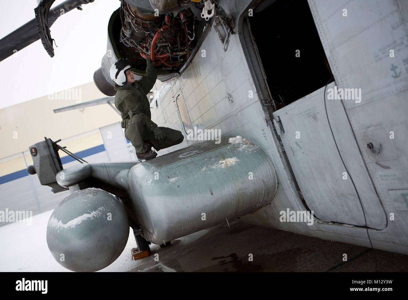 U.S. Marine 1stLt. Whitley Noel, a pilot with Marine Heavy Helicopter ...