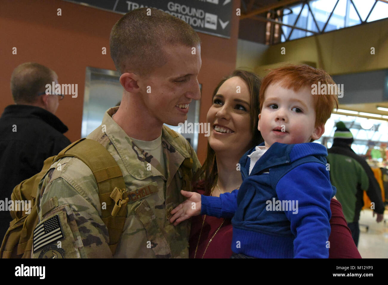 U.S. Air Force Tech. Sgt. Nicholas Mitchell, a fire fighter assigned to ...