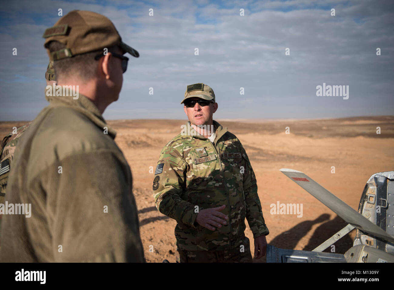 Tech Sgt. Matthew Coutts, assigned to the 332d Expeditionary Security ...