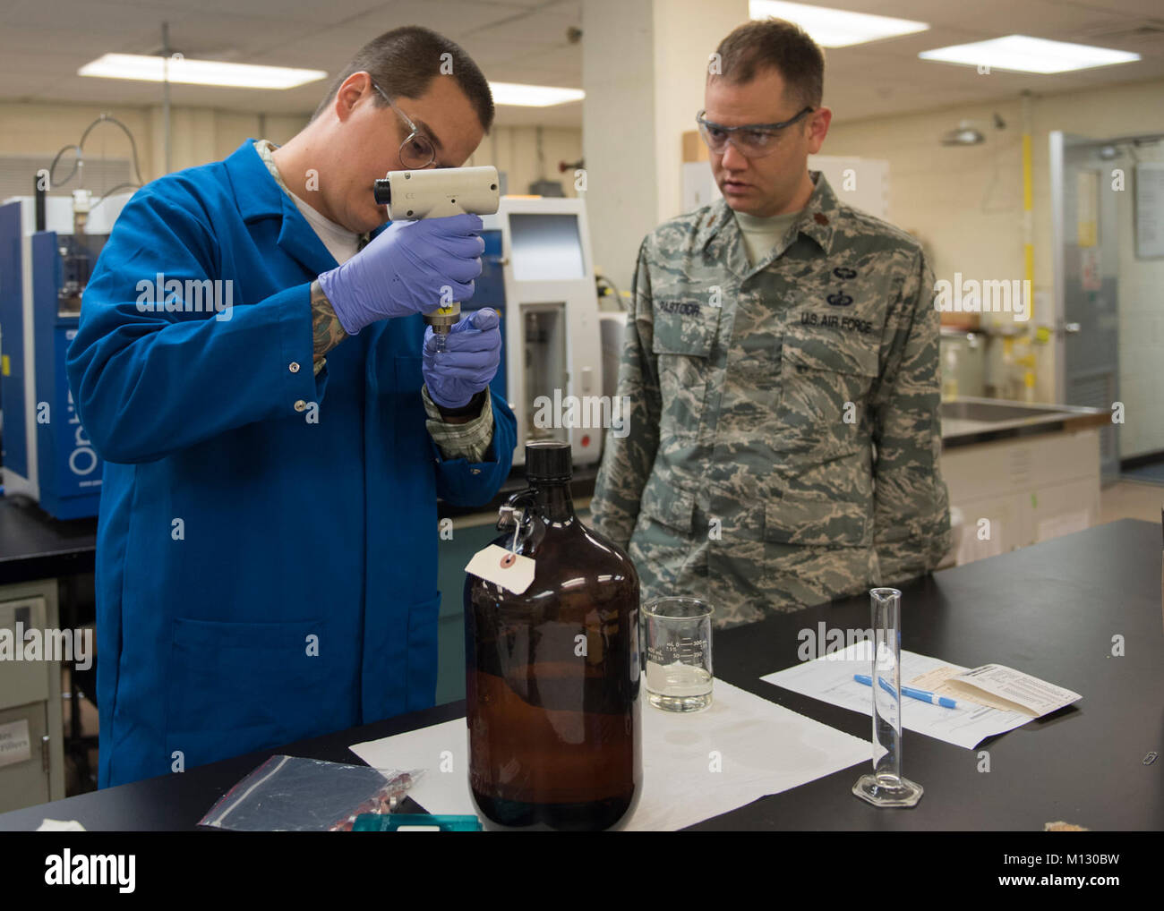 U.S. Air Force Major Kevin Pastoor, Aerospace Fuels Laboratory ...