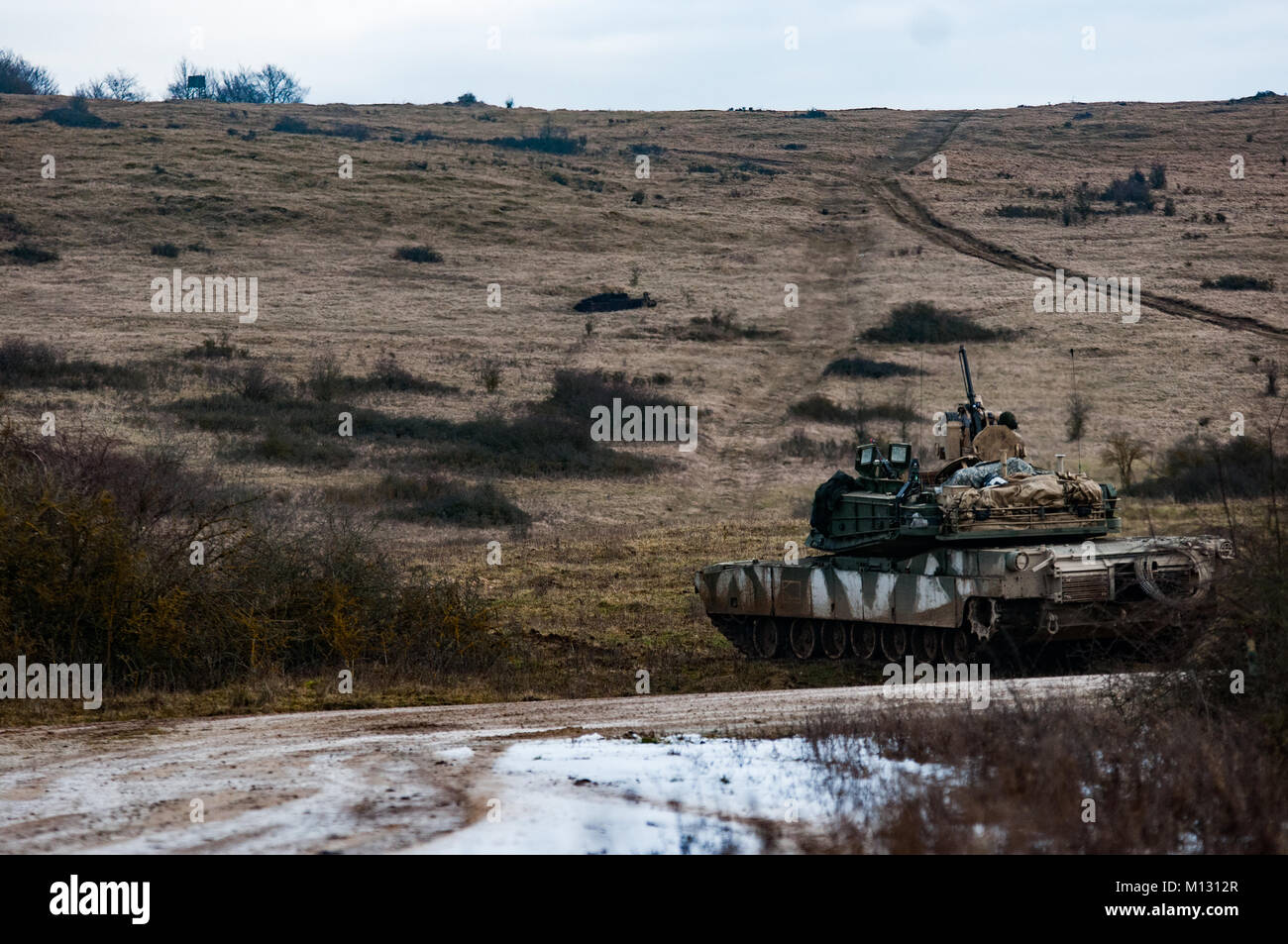 A M1A2 Abrams assigned to 1st Battalion, 18th Infantry Regiment, 2nd ...