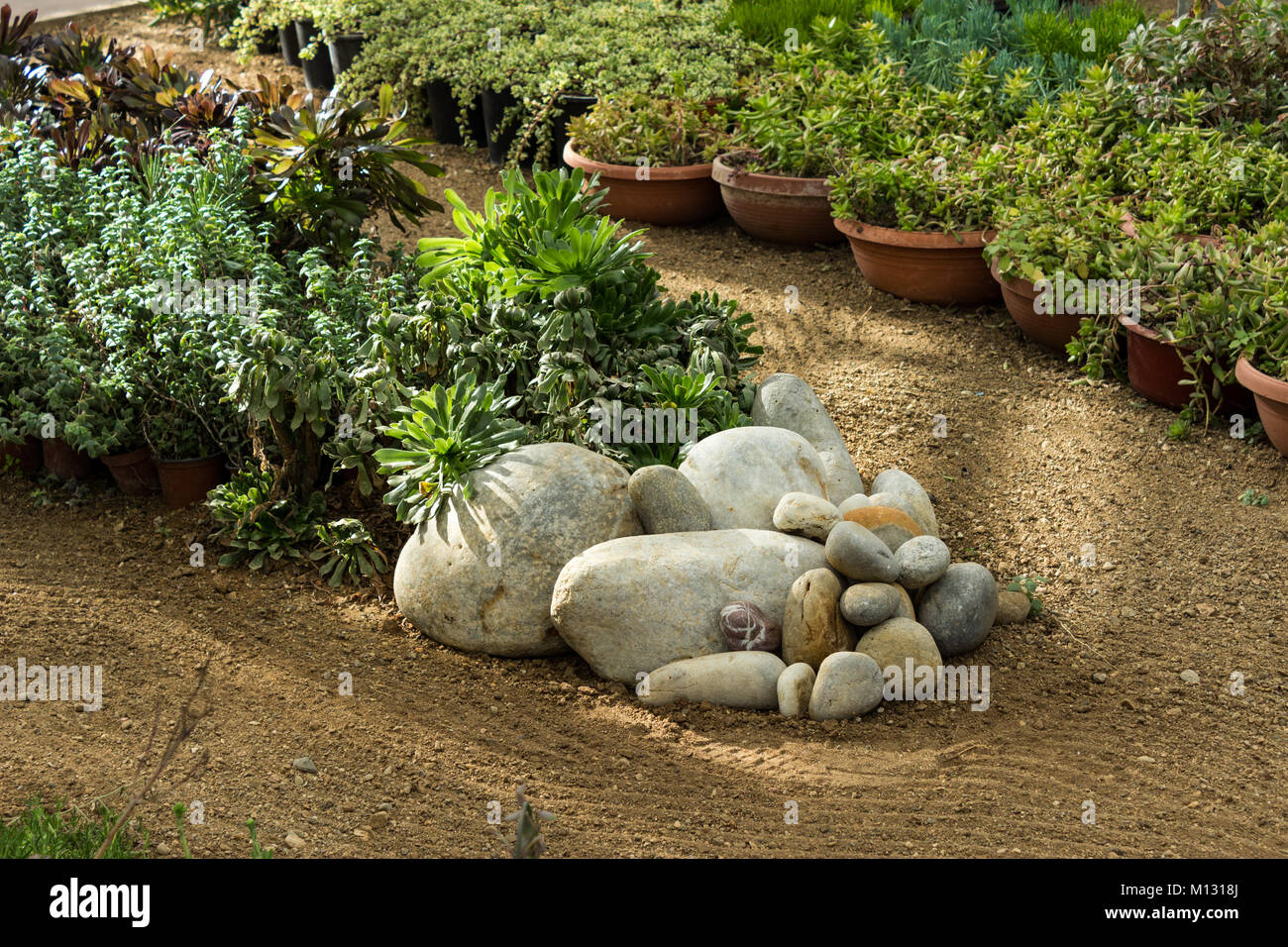 Beautiful pebble stone ground hi-res stock photography and images - Alamy