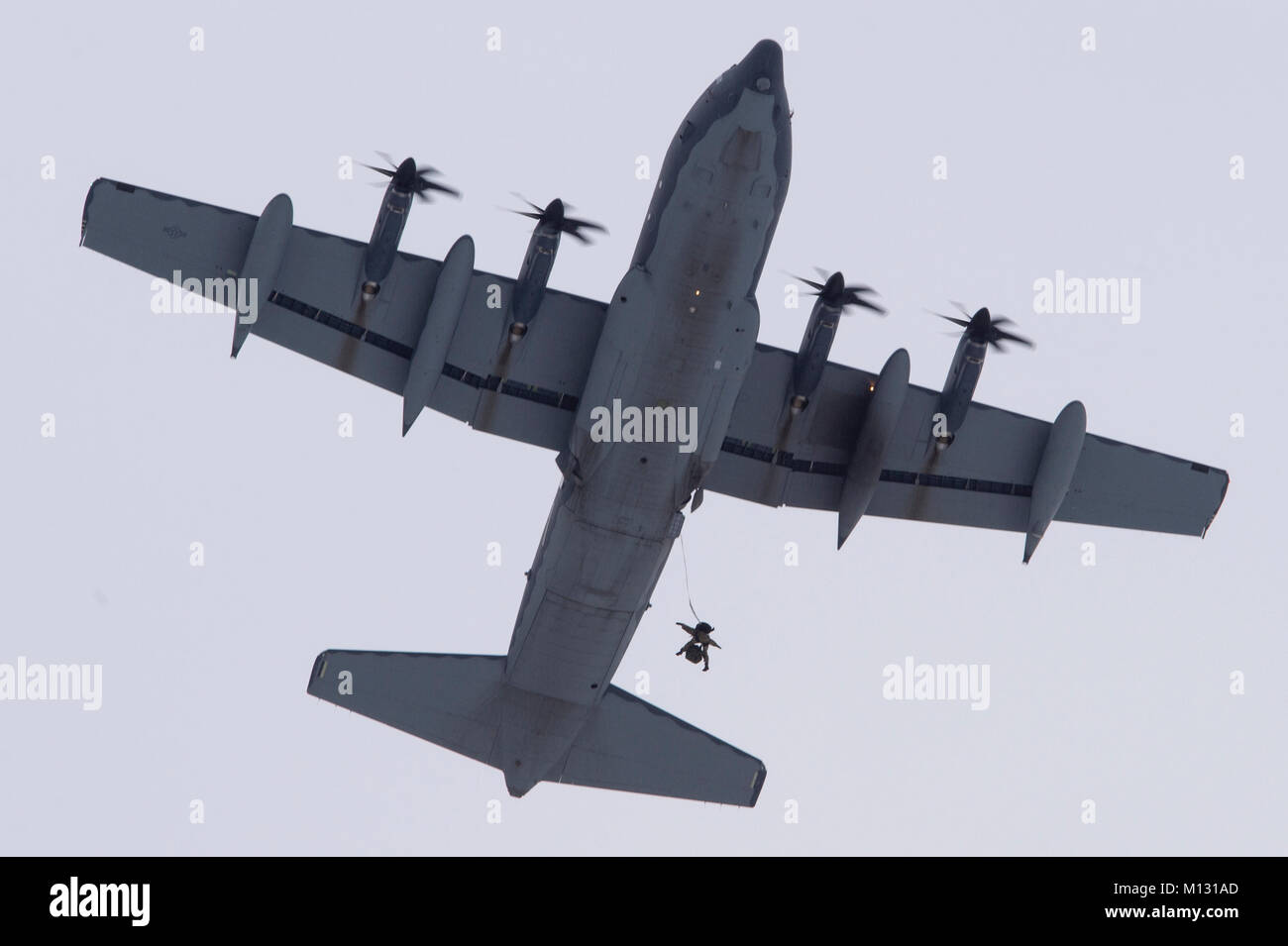 An Alaska Air National Guardsman assigned to the 212th Rescue Squadron ...