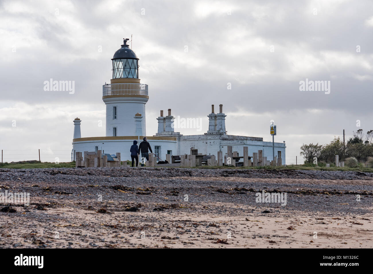 Chanonry Point lighthouse, Rosemarkie, Black Isle, Scotland. UK Stock ...