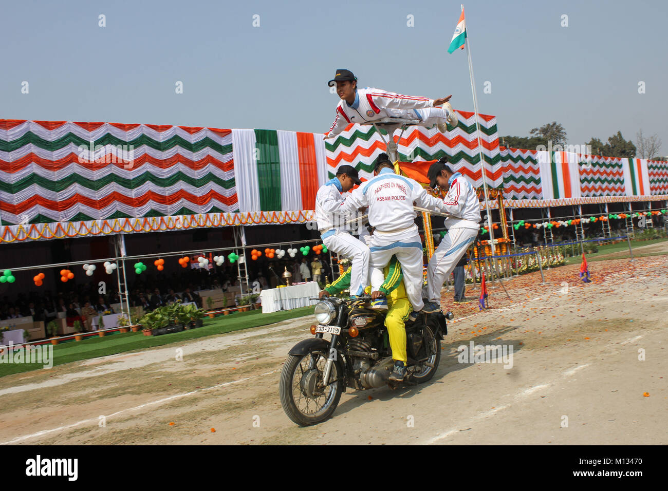 Republic day parade bike hi-res stock photography and images - Alamy